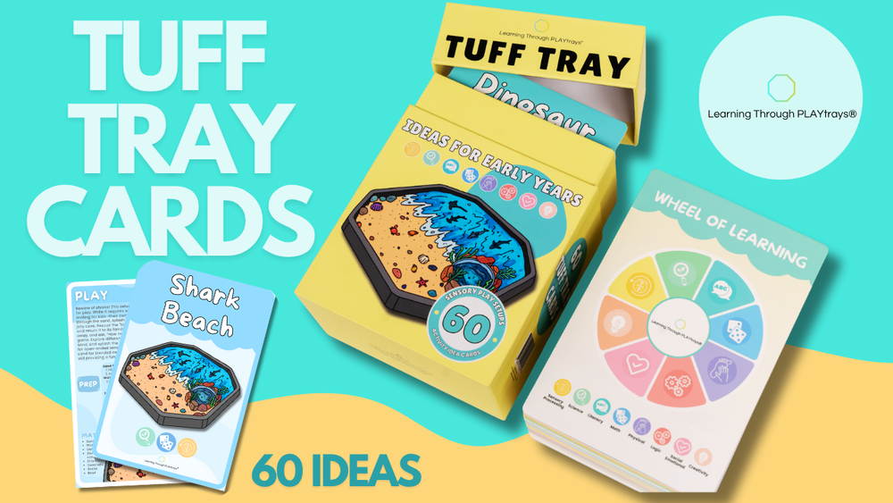 60 Tuff Tray Sensory Play Cards for Toddlers & Preschool – Learning ...