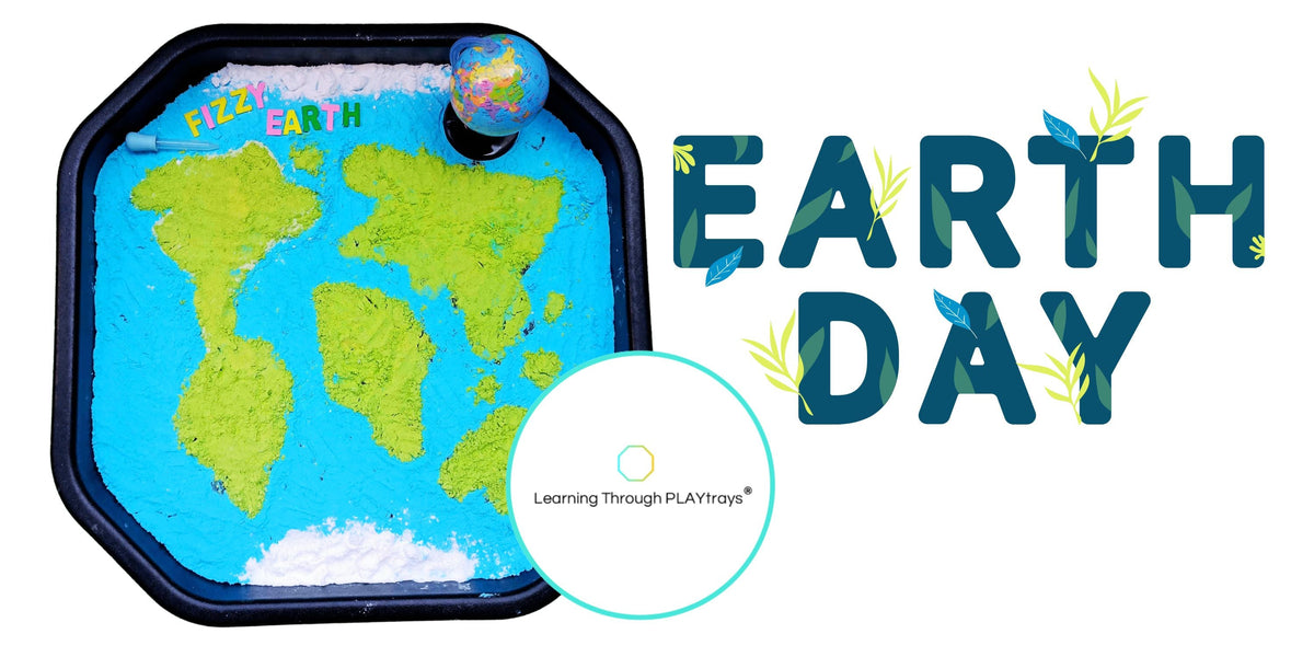 Fizzy Earth Day Fun in a Tuff Tray – Sensory Small World – Learning ...