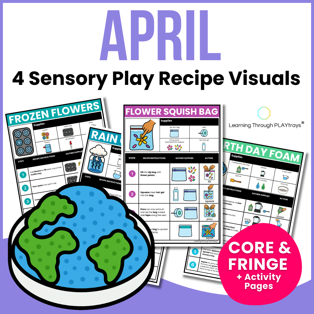April Spring Sensory Recipes with Visual Supports – Learning Through ...